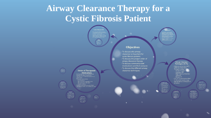 Airway Clearance Therapy for a Cystic Fibrosis Patient by Justin Heard ...