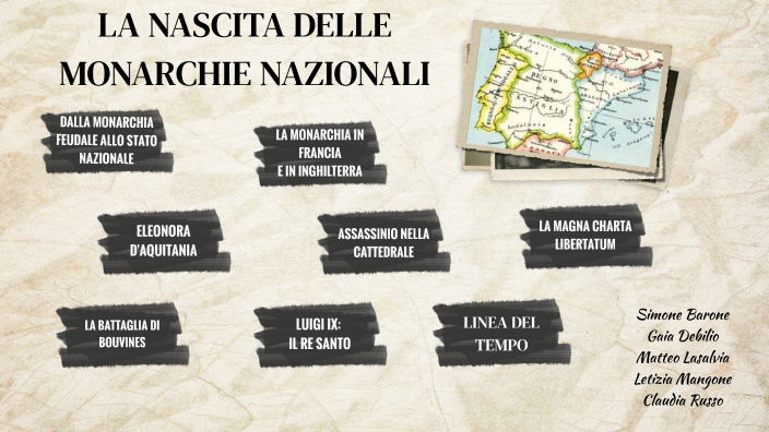 LA NASCITA DELLE MONARCHIE NAZIONALI by Claudia Russo LA NASCITA DELLE MONARCHIE NAZIONALI by Claudia Russo