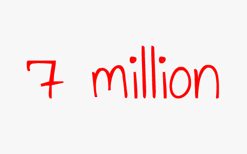 Taking a look at 7 million, 7 billion, and 7 trillion by Rebecca Dowdy ...