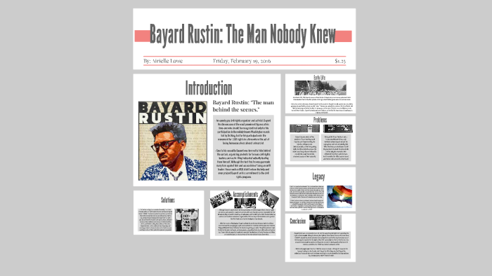 Bayard Rustin Civil Rights Leader Project by Airielle Lowe on Prezi