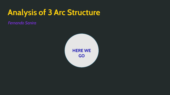 Analysis of 3 Arc Structure by Sanira Fernando on Prezi