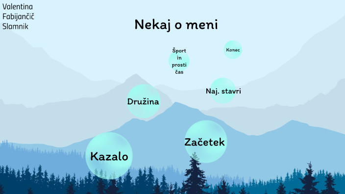 Nekaj o meni by Valentina Fabijancic on Prezi