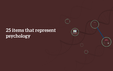 25 items that represent psychology by christy romero on Prezi