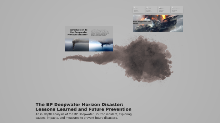 The BP Deepwater Horizon Disaster: Lessons Learned and Future ...