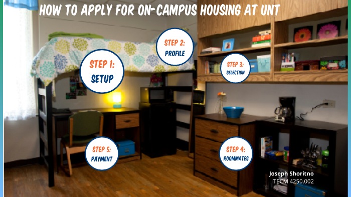 How to Apply for On-campus Housing at UNT by Joseph Shortino on Prezi