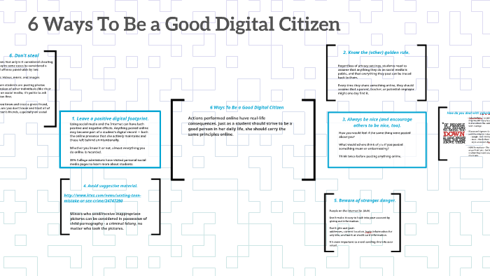 6 Ways To Be a Good Digital Citizen by rena jan on Prezi