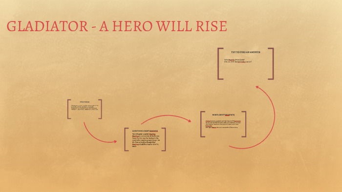 GLADIATOR - A HERO WILL RISE by Daniel Myniel on Prezi