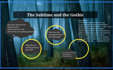 The Sublime and the Gothic by on Prezi