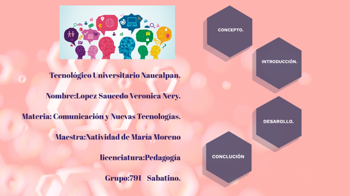 Comunicación y Nuevas Tecnologías. by Lopez Saucedo Veronica Nery on Prezi