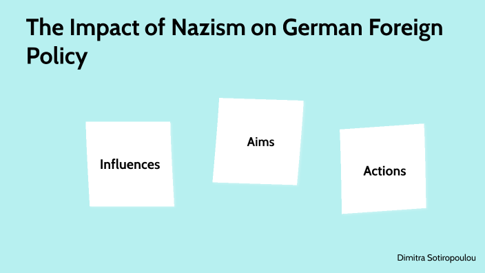 The Impact of Nazism on German Foreign Policy by Dimitra Sotiropoulou ...