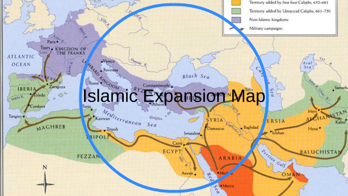 Islamic Expansion Map by Daphne Lane on Prezi