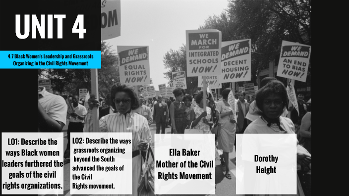 4.7 Black Women's Leadership and Grassroots Organizing in the Civil ...