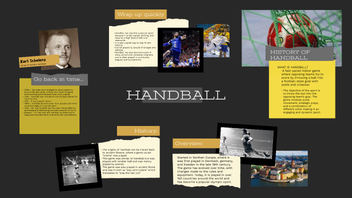 history of handball by catherine lacsa on Prezi