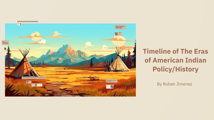 Timeline of The Eras of American Indian Policy/History by Ruben Jimenez ...