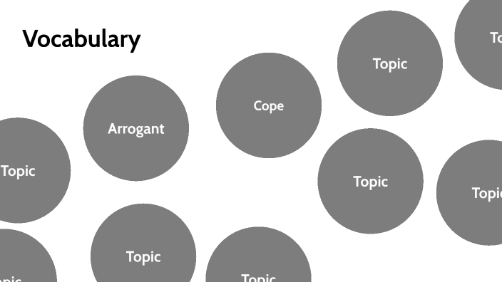 Vocab by Erin McDonald on Prezi