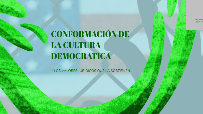 CONFORMACIÓN DE LA CULTURA DEMOCRATICA by Alejandra Parra on Prezi