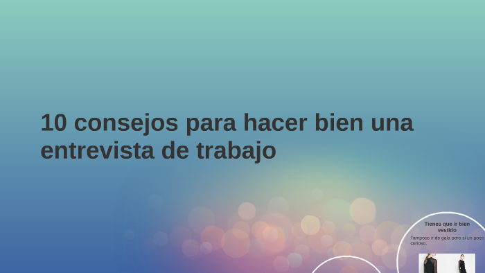 10 consejos para hacer bien una entrevista de trabajo by Yessi Sanchez ...