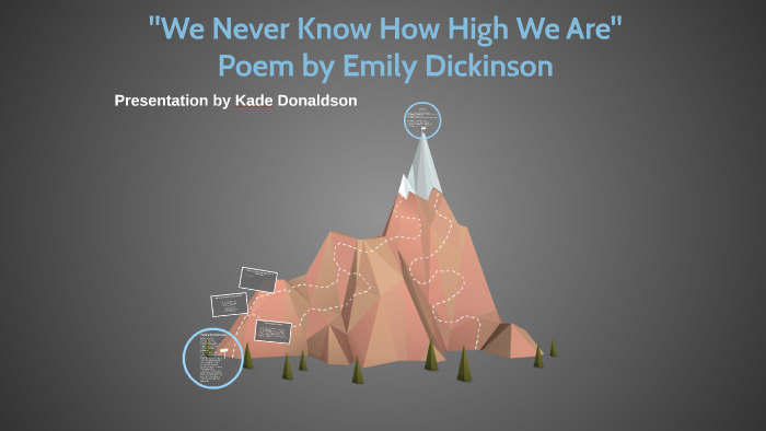 "We Never Know How High We Are" by Kade Donaldson on Prezi