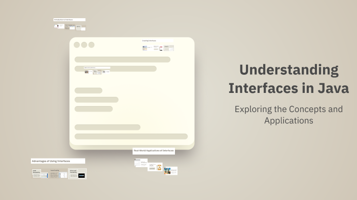 Understanding Interfaces in Java by VISHNU PRIYA on Prezi
