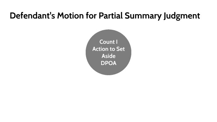 Defendant's Motion for Partial Summary Judgment by Jennifer Reed on Prezi