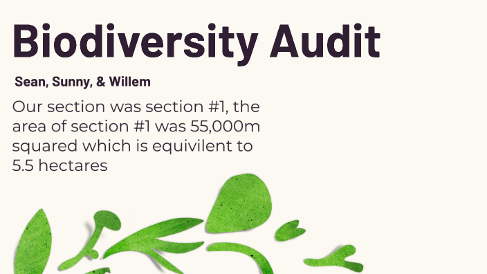 Biodiversity Audit by Willem De Smet on Prezi