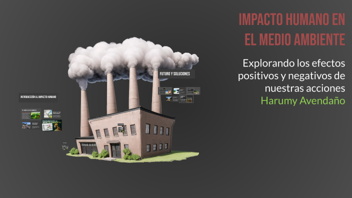 Impacto humano en el medio ambiente by Shirely Harumy Avendñao Guin on ...