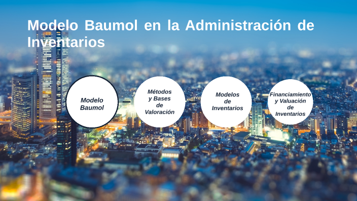 Modelo Baumol en la Administración de Inventarios by Oscar Heriberto ...