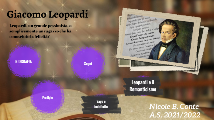 Giacomo Leopardi by Nicole Benedetta Conte on Prezi