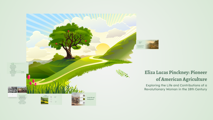 Eliza Lucas Pinckney: Pioneer of American Agriculture by Pedro Matthew ...