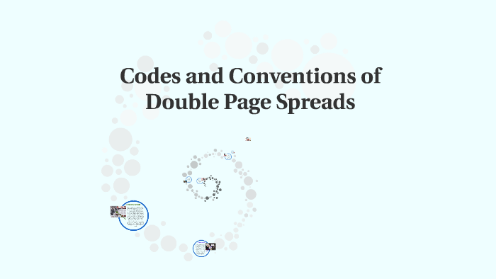 Codes and Conventions of Double Page Spread by Anisha Chohan on Prezi