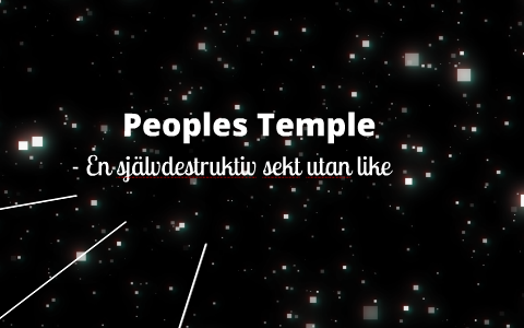 Folkets tempel! Jim Jones