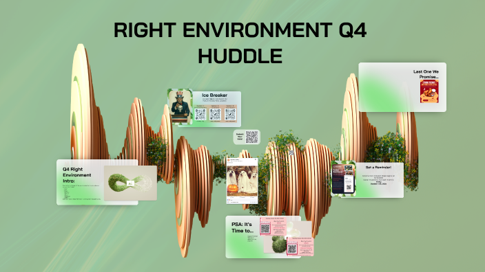 RIGHT ENVIRONMENT Q4 HUDDLE by ryan verharst on Prezi