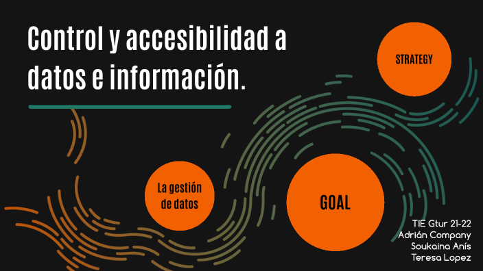 Control y accesibilidad a datos e información by adrian Company ...