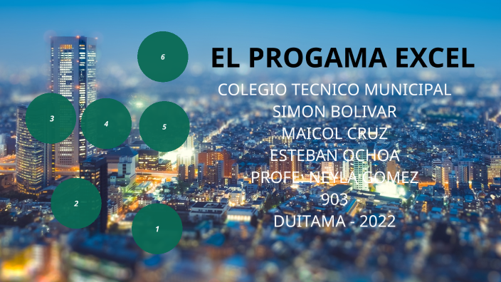 EL PROGRMA EXCEL by Esteban ochoa on Prezi