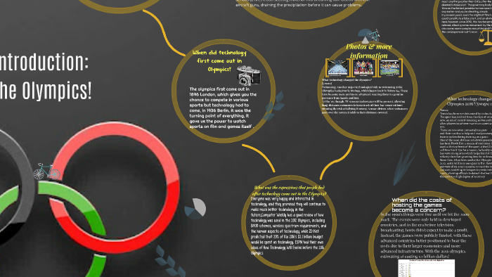 How has technology changed the olympics? by kelven zhang on Prezi