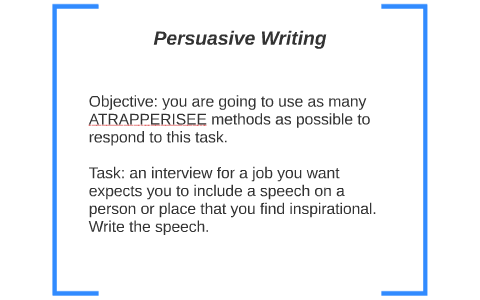 Year 8 Persuasive Writing by Paul Hanson on Prezi