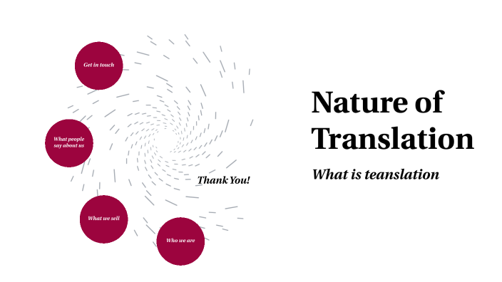 nature o ftranslation by creative art on Prezi