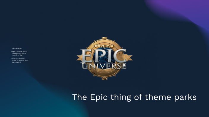 The epic thing of theme pakrs by Ian Camacho on Prezi