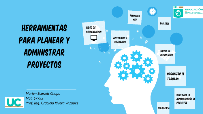 Herramientas para planear y administrar proyectos by marlen scarlett ...