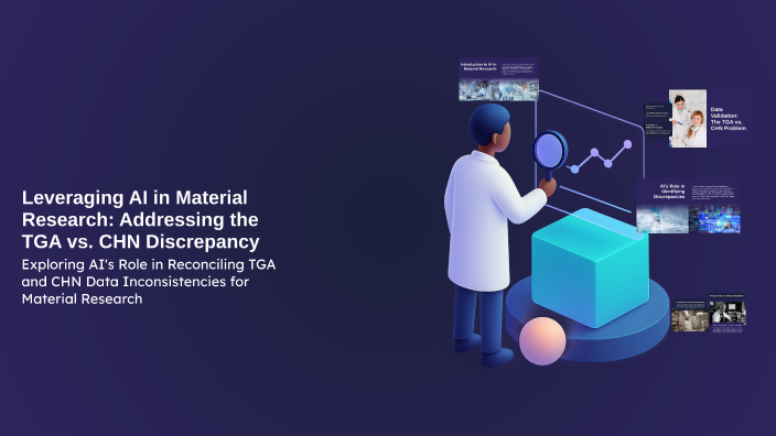 Leveraging AI in Material Research: Addressing the TGA vs. CHN ...
