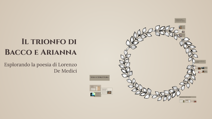 Il trionfo di Bacco e Arianna by Giulia Voltolini on Prezi