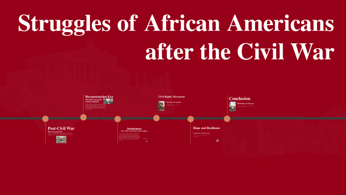 Struggles of African Americans by Moses Ellenwood on Prezi