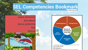 SEL Competencies Bookmark by Kim Larson on Prezi Design