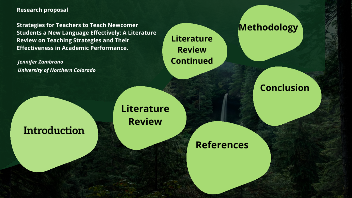 Research proposal Strategies for Teachers to Teach Newcomer Students a ...