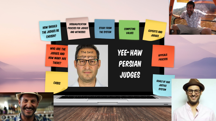 Yee-Haw Persian Judges - Aaron Kashani, Ella Lax, Meira Farkas by Aaron ...