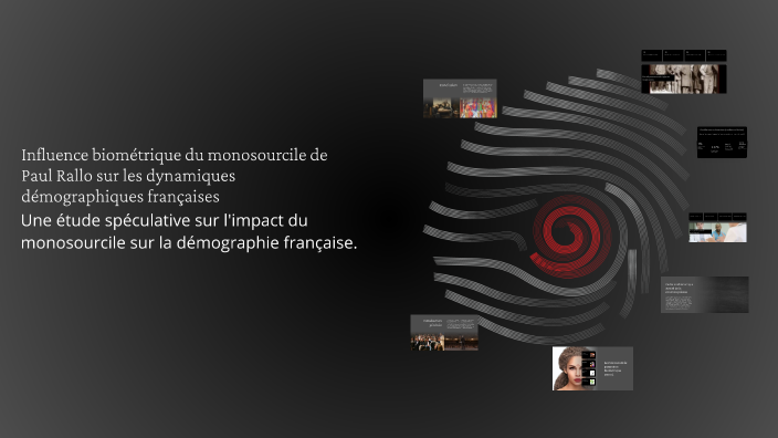 Influence biométrique du monosourcile de Paul Rallo sur les dynamiques ...