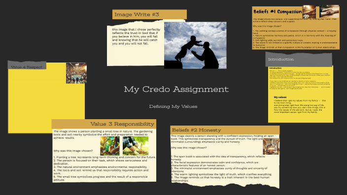 My Credo Assignment by Danyyl Maiorenko on Prezi