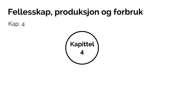 Fellesskap, produksjon og forbruk by Kristin Augdal Botnen on Prezi