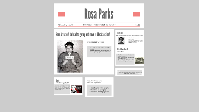 Rosa Parks by Trea Creech