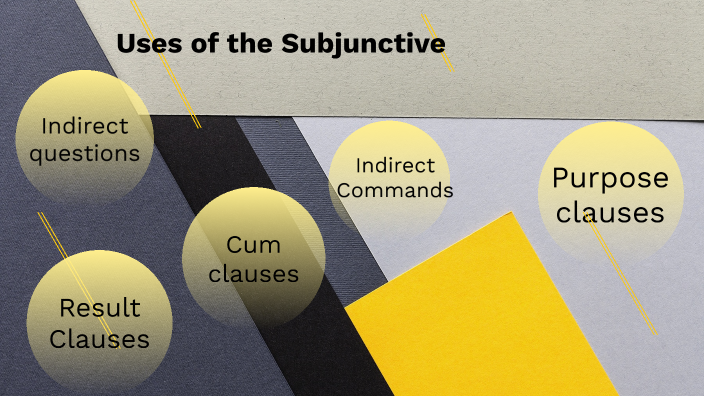Uses of the subjunctive - Latin by Joseph Symes on Prezi